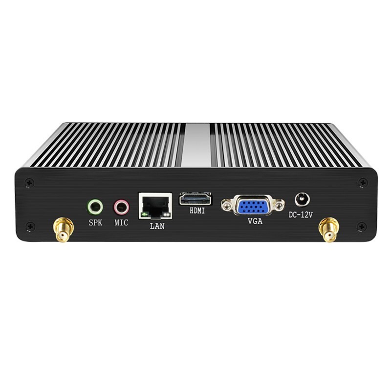 Fanless Silent Intel i7-4500U Mini PC Windows 10 Pro 8GB RAM 512GB SSD ...