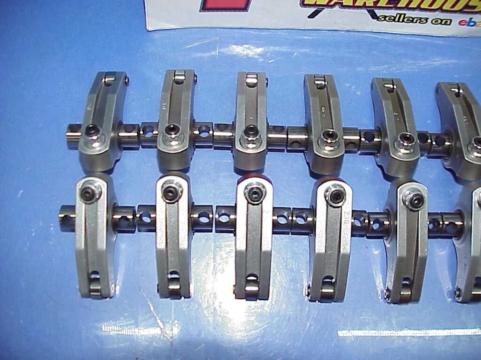 16 T&D Aluminum Shaft Roller Rocker Arms 2.10 Ratio Code "N" 1.850 ...