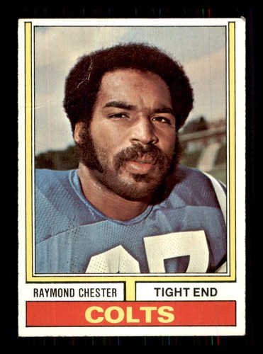 1974 Football Topps Raymond Chester Baltimore Colts #456 | eBay