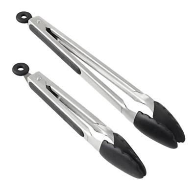 Oneida Anchor Hocking - Set Of 2 Locking Tongs - 9" & 12" Sizes ...