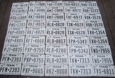 TEXAS 2020 Lone Star State License plate Your choice | eBay