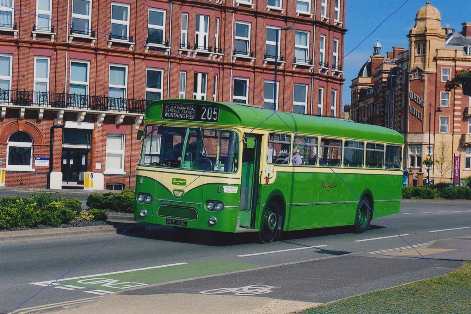 BUS PHOTO SOUTHDOWN LEYLAND LEOPARD PICTURE BUF122C PHOTOGRAPH VINTAGE ...