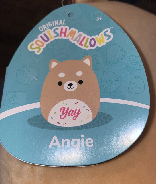 Squishmallows Plush 8 Inch Angie Celebration "Yay" Dog for sale online ...