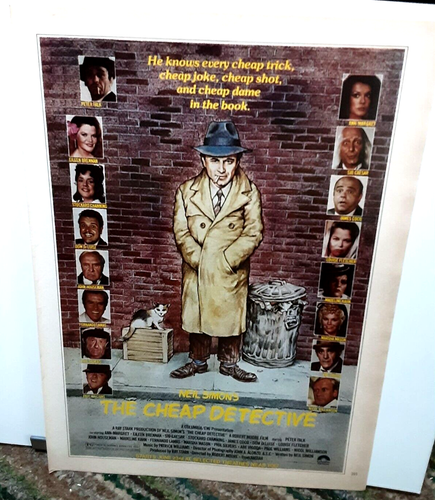1978 Neil Simon Cheap Detective with Peter Falk Ann Margaret Vintage ...