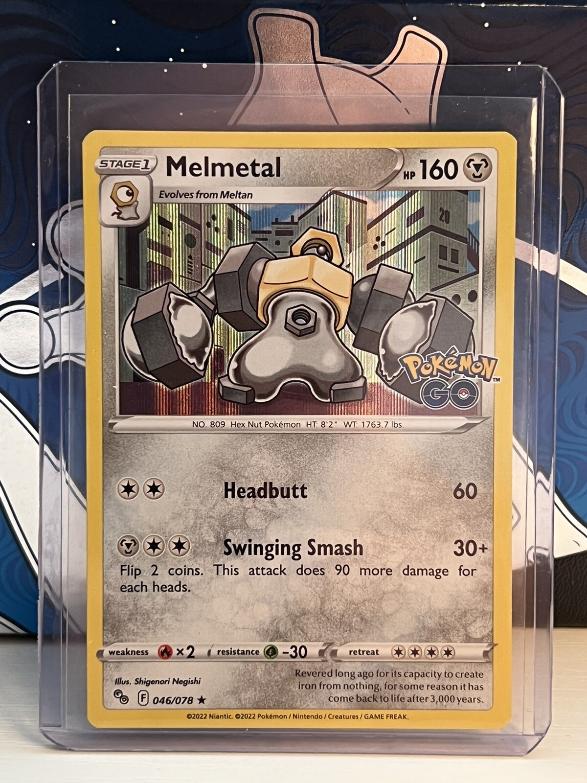 Melmetal 046/078 - Pokemon GO - Holo Rare - NM/Mint - Pokemon TCG Card ...