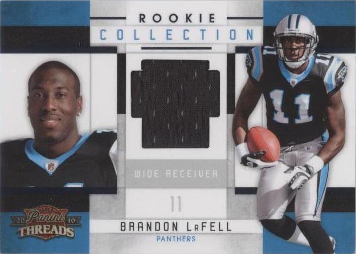 2010 Panini Threads - Rookie Collection Materials Brandon LaFell #5 / ...