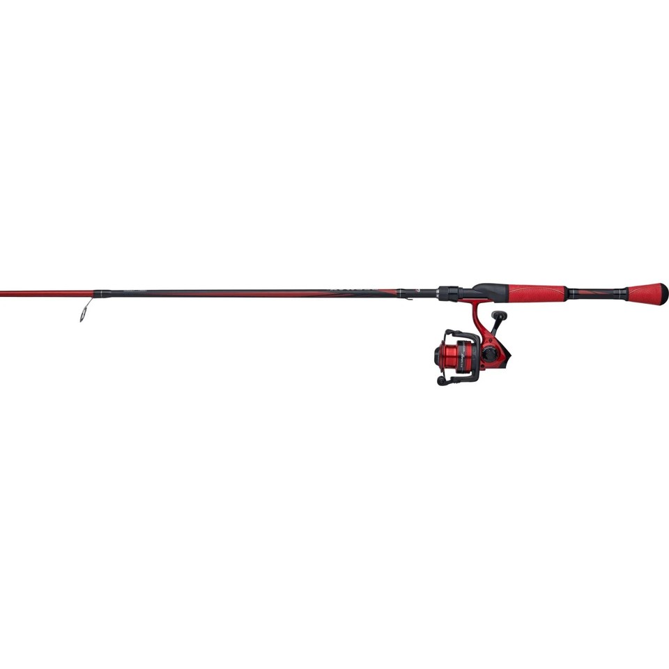 Abu Garcia Red Max Spinning Fishing Combo Fishing Rod And Reel 1 YEAR ...