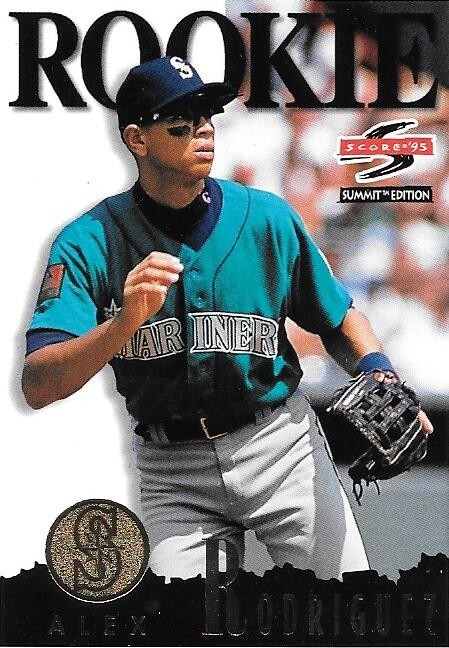 ALEX RODRIGUEZ ROOKIE 1995 SCORE SUMMIT EDITION 133 SEATTLE MARINERS ...