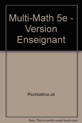 Multi-Math 5e - Version Enseignant, Unknown | eBay