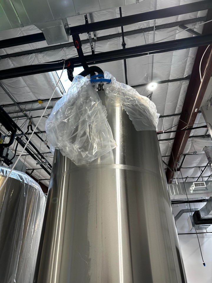 Used 40bbl (1240 gal) Bespoke Glycol Jacketed Brite tank | eBay