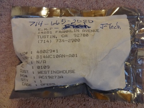 EMP J-TECH Connectors B14WC10AN-A01 | eBay