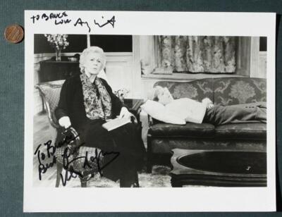 1996 Blacklisted Tony Winner Uta Hagen & Amy Wright signed ...