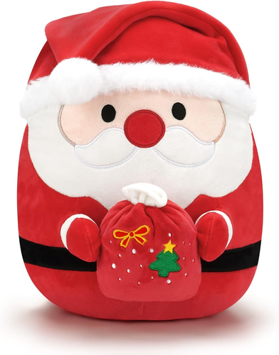 Christmas Santa Claus Stuffed Animal Plush Toy, Cute Stuffed Santa ...