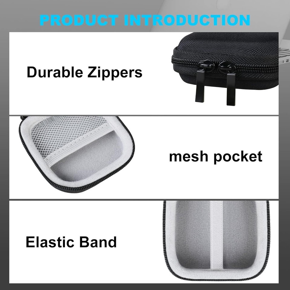 Water-Resistant Hard Drive Case - Shockproof Storage for Crucial SSDs ...