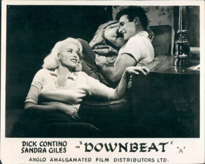 DOWNBEAT DADDY-O ORIGINAL LOBBY CARD DICK CONTINO SANDRA GILES | eBay