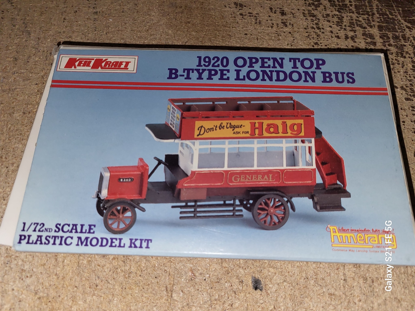 Keil Kraft 1920 Open Top B Type London Bus Model Kit 1/72 #K312 | eBay