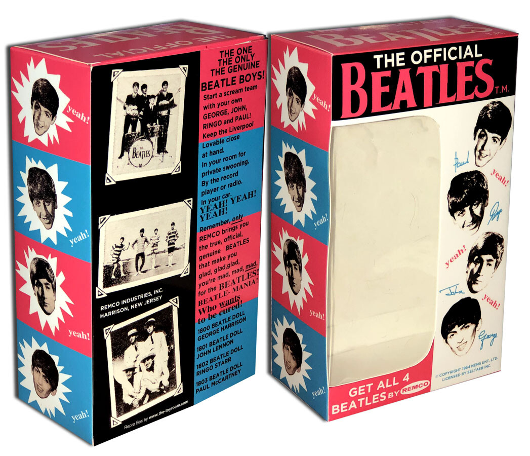 Remco THE BEATLES Doll BOXES - Set of 4 (BOXES ONLY) | eBay