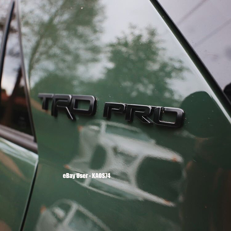 Toyota 4Runner "TRD PRO" Emblem Decal 2020 2021 2022 2023 2024 | eBay