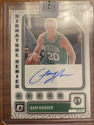 2023-24 Panini Donruss Optic - Signature Series Sam Hauser #SS-SAM (AU ...