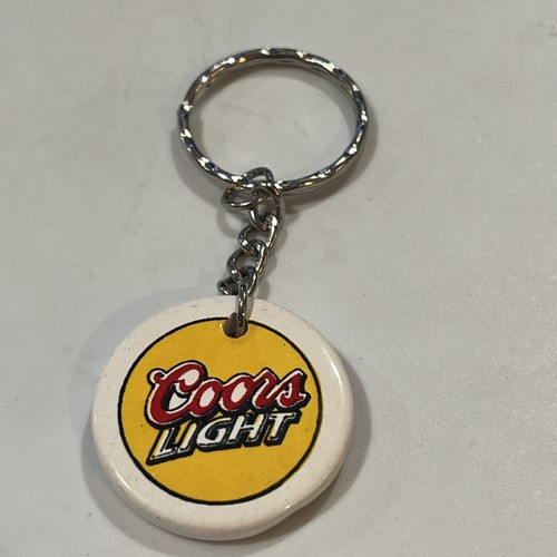 Coors Light Keychain- Ceramic-Logo On Front- NWOT | eBay