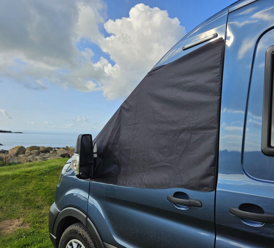 Ford Transit Screen Cover MK8 Black Out Blind Waterproof Frost ...