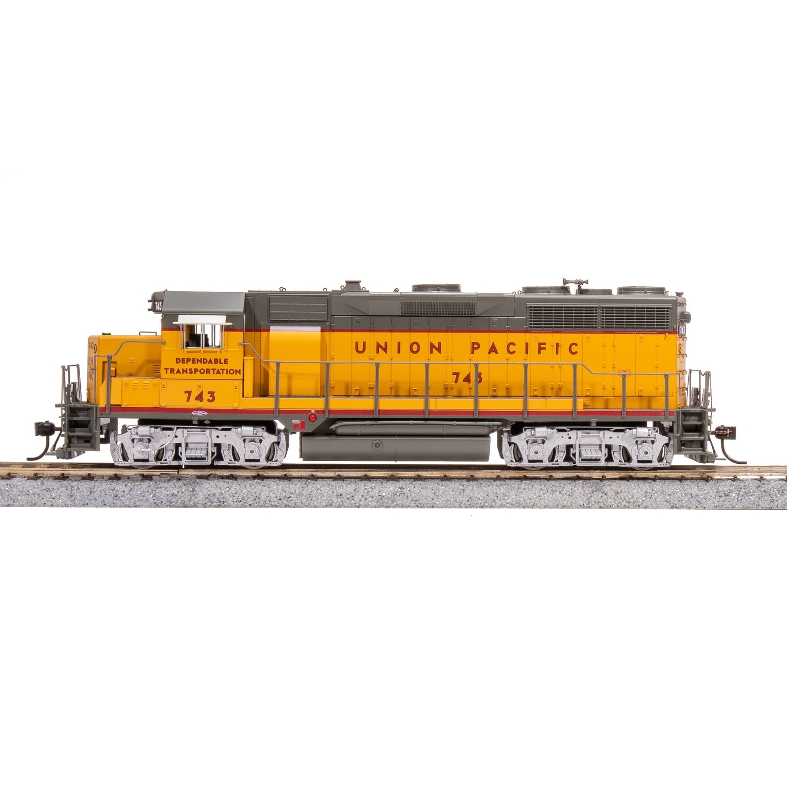Broadway Limited HO Scale GP35 Diesel Union Pacific UP #743/Dependable ...