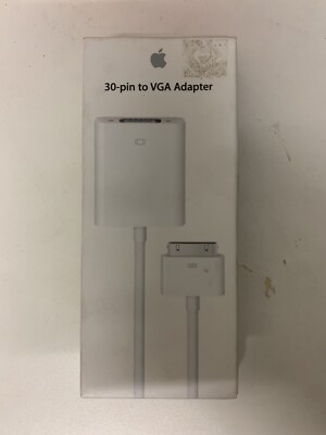Genuine Apple A1368 30-Pin To VGA Adapter 885909447442 | eBay Australia