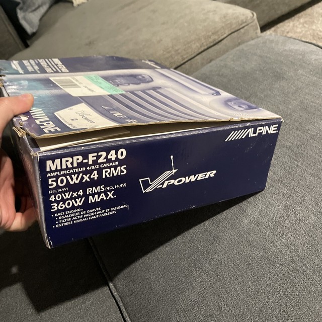 Alpine MRP-F240 4-Channel Car Amp for sale online | eBay