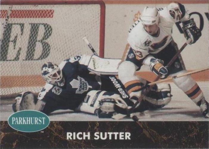1991-92 Parkhurst - Rich Sutter #372 for sale online | eBay