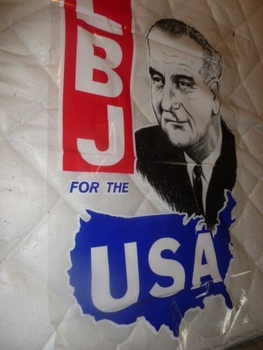 Lyndon Johnson LBJ For The USA Campaign 1964 Presidential Plastic ...