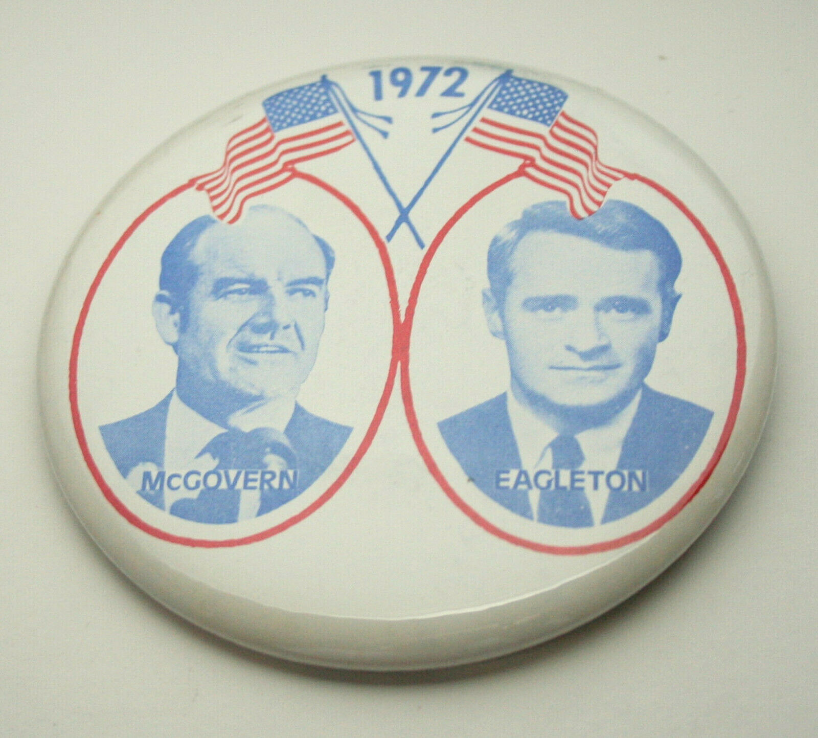 Rare Large McGovern & Eagleton Presidential Election Political Button ...
