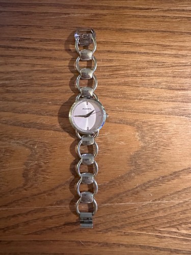 Womens Fossil Watch With Chain Band | eBay