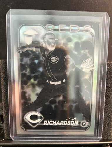 Lyon Richardson RC 2024 Topps Chrome - Negative Refractor - #230 - Reds ...