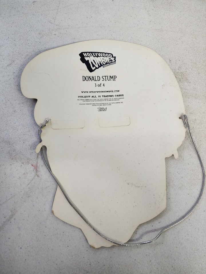 Hollywood Zombies Donald Stump Trump Face Mask RARE | eBay