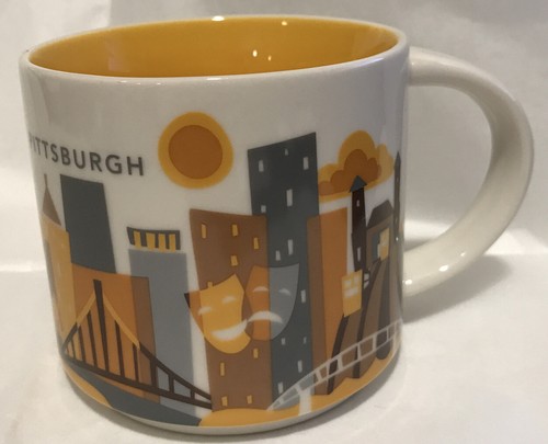 Starbucks Coffee 2015 You Are Here Collection Pittsburgh Mug 14 Oz ...