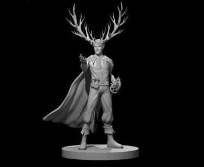 Elf Elven Male Fey Hexblade Warlock 28mm Scale DND D&D Tabletop ...