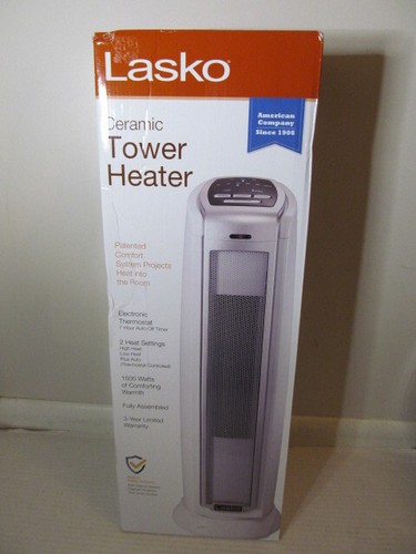 Lasko Ceramic 1500 Watt Tower Heater, Model 5775 | eBay