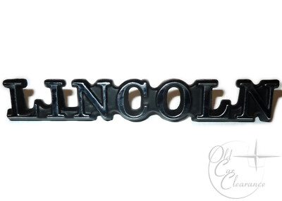 1981-1989 Lincoln Town Car "Lincoln" Header or Trunk Script ...