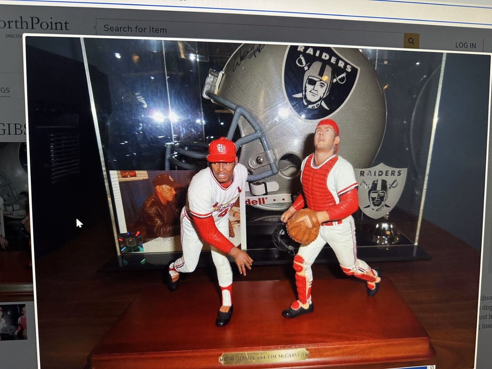 danbury mint bob gibson and tim McCarver Figurine | eBay