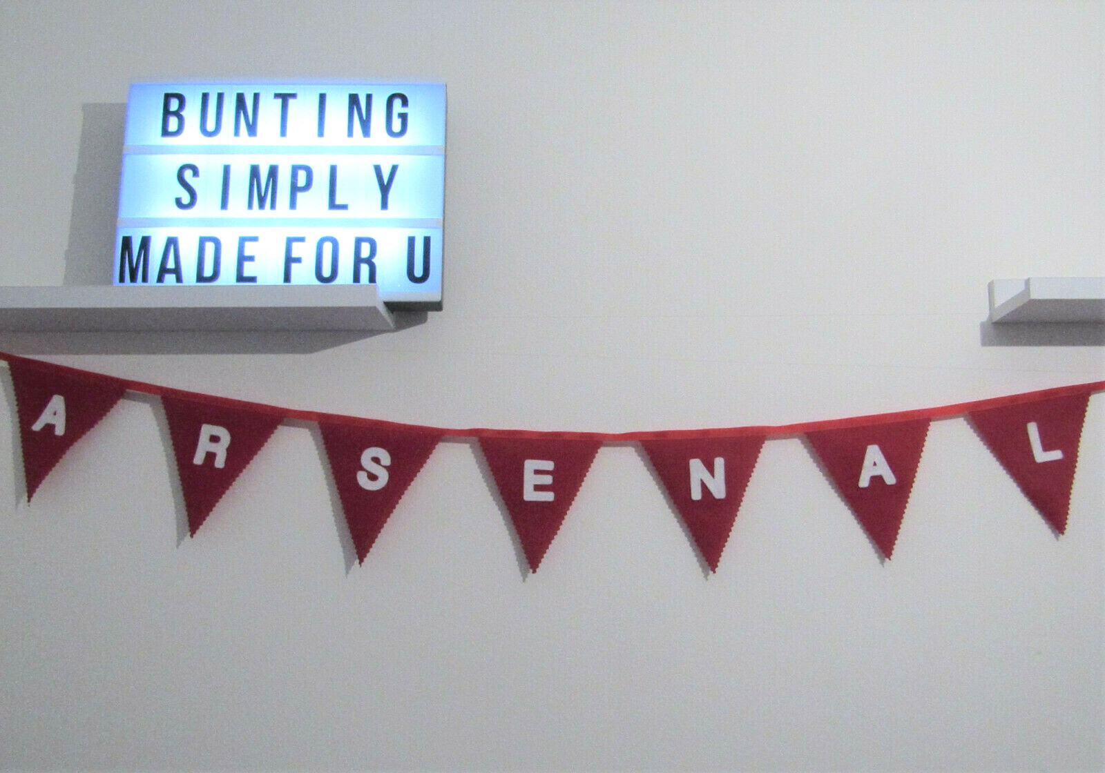 Arsenal banner Football F A Cup/Premier League Party Bedroom Decor ...