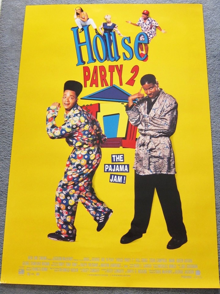 HOUSE PARTY 2 & 3 Original 27x40" Promo Movie Posters Kid N Play | eBay