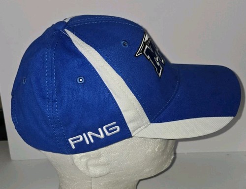 MIDDLE TENNESSEE MTSU Blue Raiders Logo Adjustable GOLF Cap Hat. PING ...