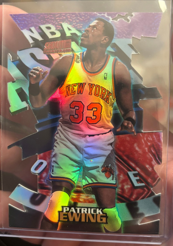 1997 Patrick Ewing Stadium Club Triumvirate ILLuminator Card #T11B | eBay