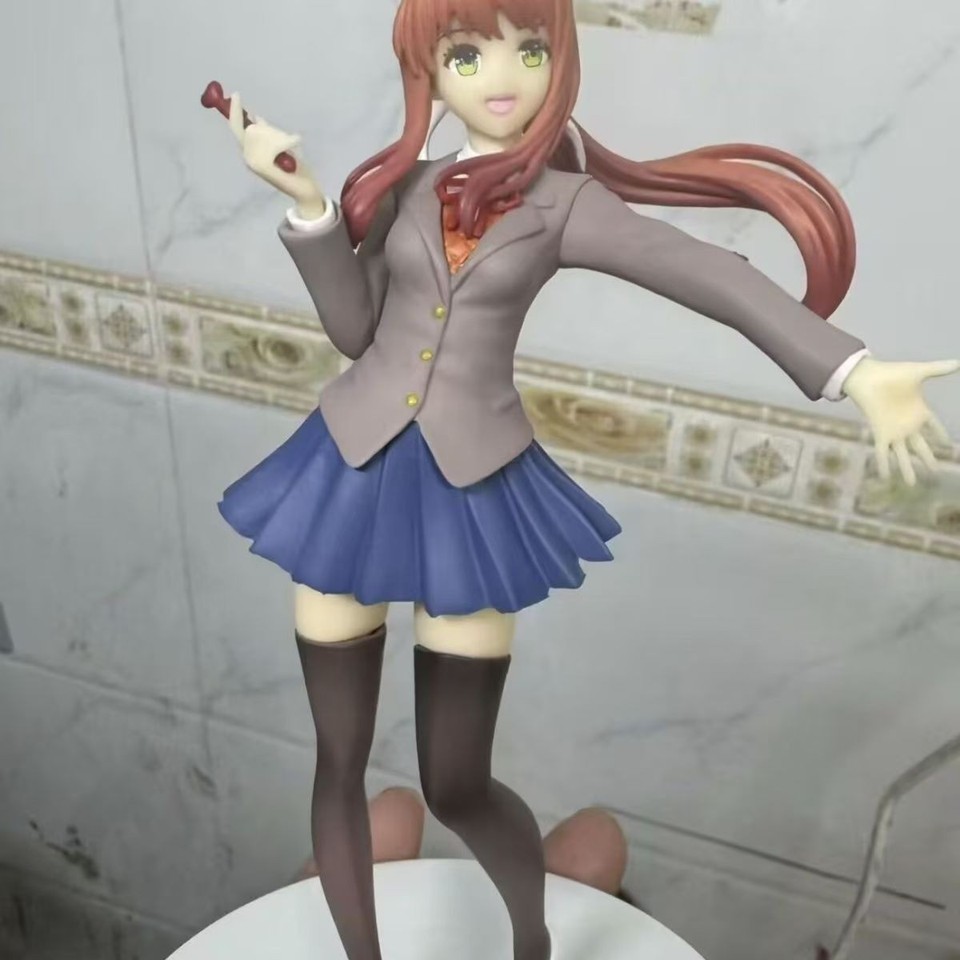 Doki Doki Literature Club! Monika 18cm Figure Model Anime Collection ...