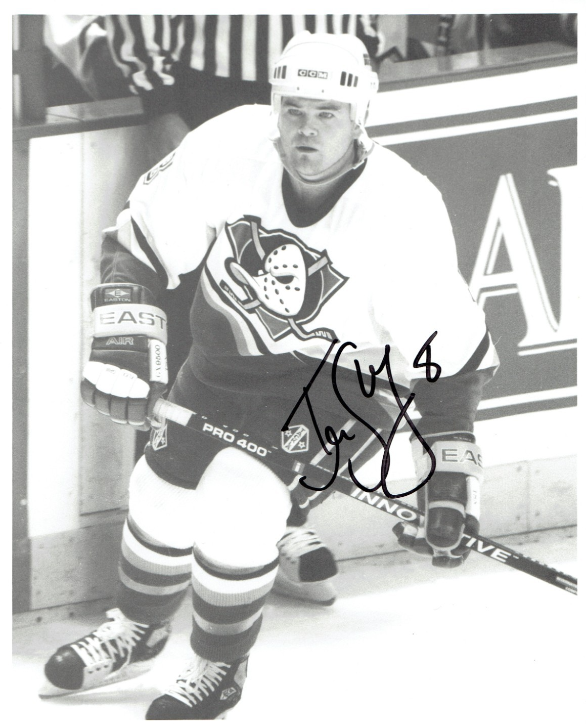 TIM SWEENEY Signed 8x10 Photo ANAHEIM MIGHTY DUCKS BRUINS | eBay