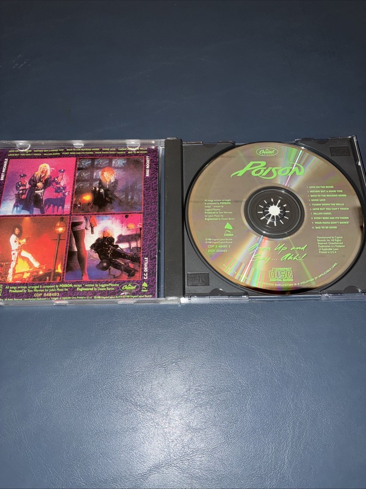 Poison-Open up and say Ahhhh(Original banned cover)(Capitol 1988)80’s ...