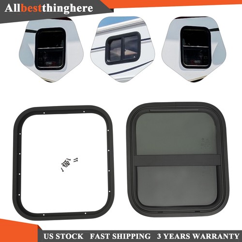 14"x16" Vertical Slider RV Window Cargo Trailer Tear Drop W/ Mounting ...