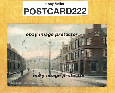X SCOTLAND MOTHERWELL 1908-29 ANTIQUE POSTCARD Knowetop Buildings | eBay