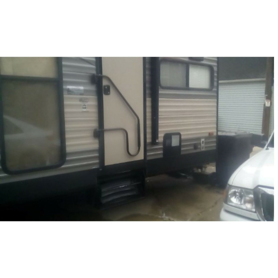 Folding Handle Door Grab Bar RV Camper Trailer Handrail Grip Garage ...