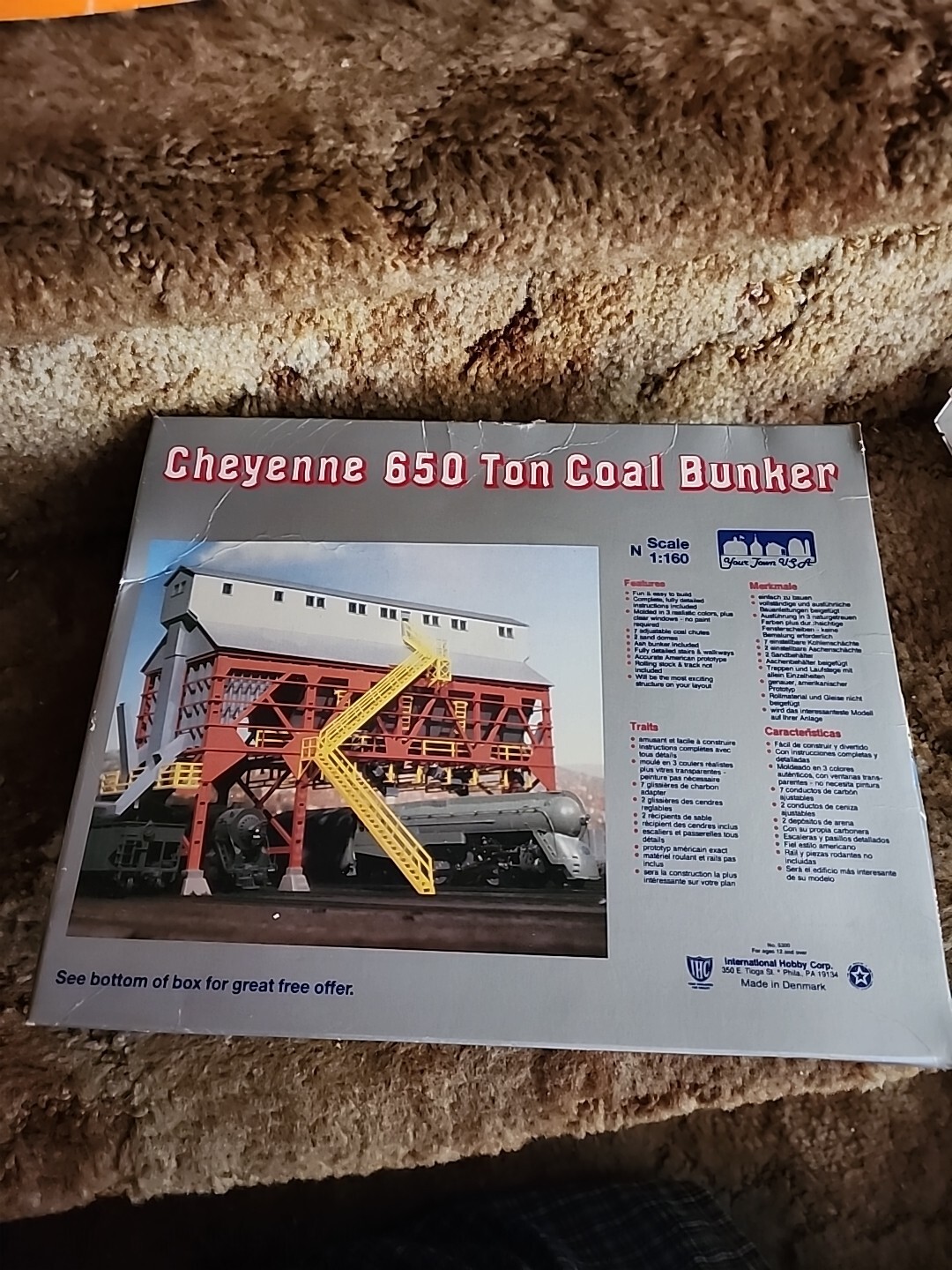 IHC 5300 N Scale Cheyenne 650 Coal Bunker Building Kit | eBay